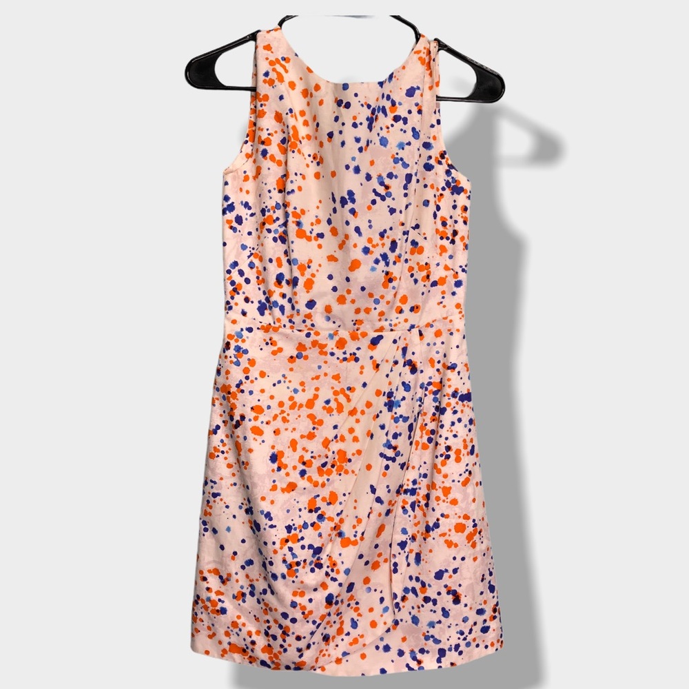Calypso St. Bart Splash Paint Summer Travel Dress - Gem